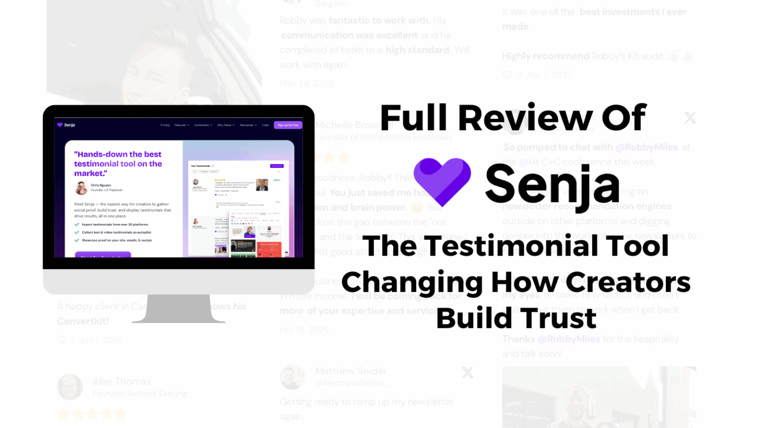 Senja Review: The Testimonial Tool Changing How Creators Build Trust ...